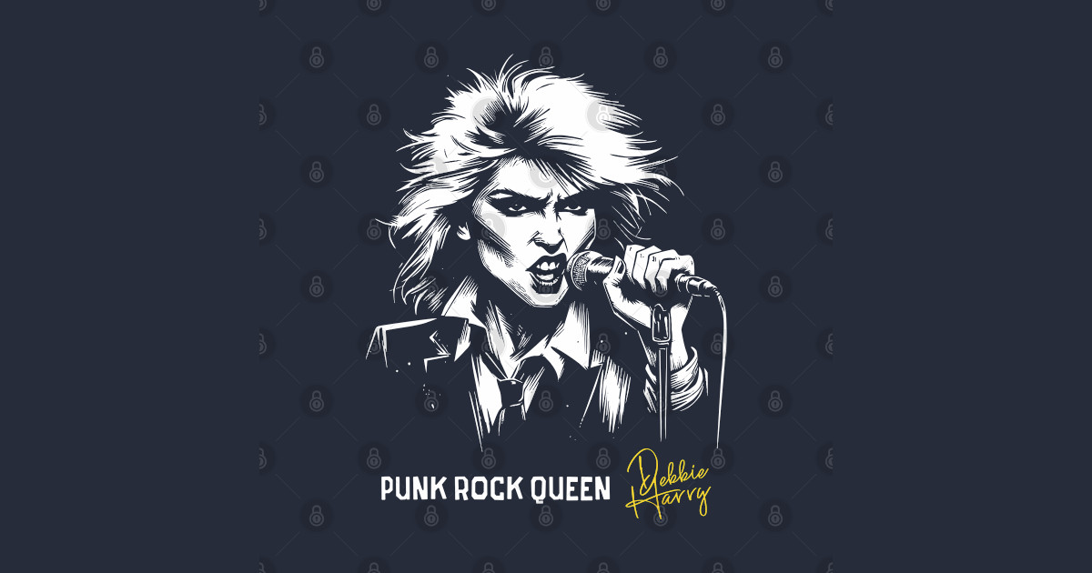 Punk Rock Queen - Debbie Harry - T-Shirt | TeePublic