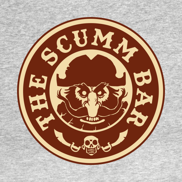 Scumm Bar Logo - Pirate - T-Shirt | TeePublic