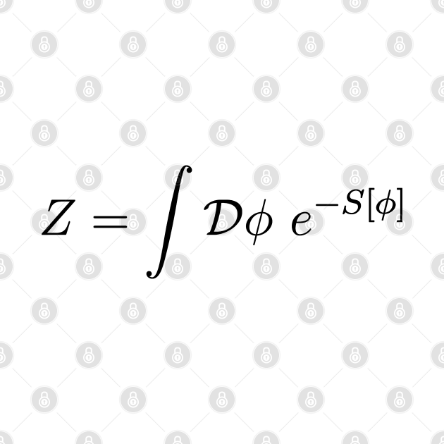 Path integral formulation of quantum mechanics - Physics - T-Shirt ... Path integral formulation of quantum mechanics - Physics - T-Shirt ...