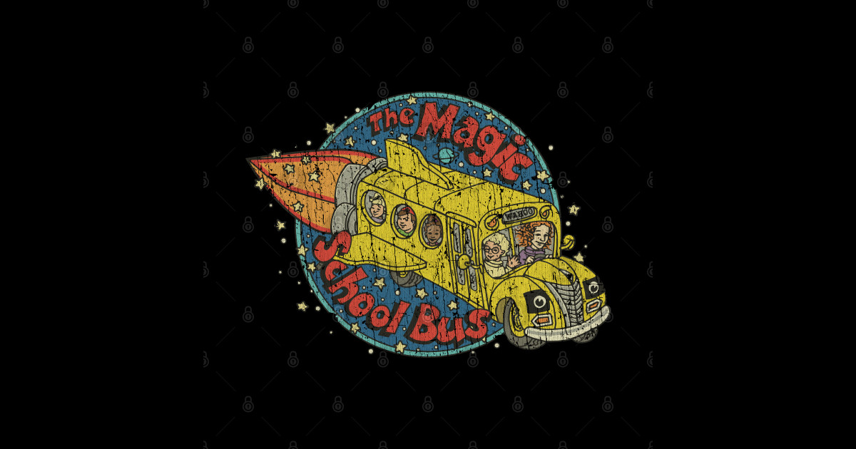 The Magic School Bus 1994 - 90s Kid - Sticker | TeePublic
