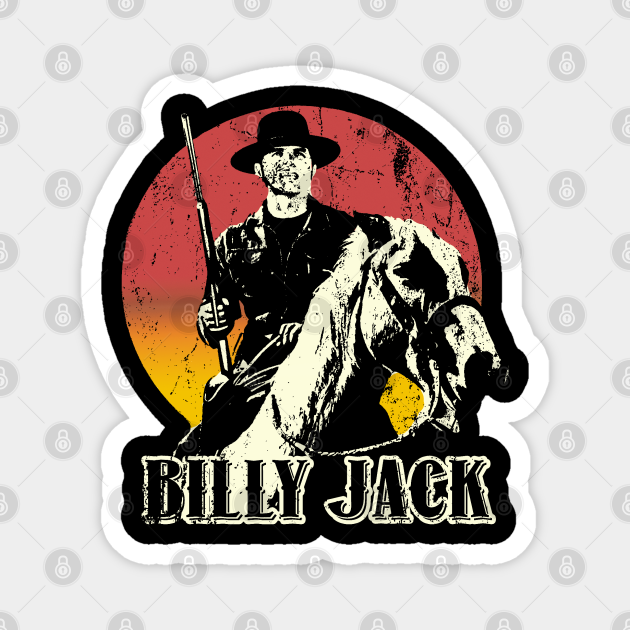 Billy Jack distressed - Billy Jack - Magnet | TeePublic