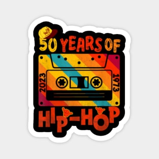 Hip Hop 50 Years 50th Anniversary Magnets for Sale | TeePublic