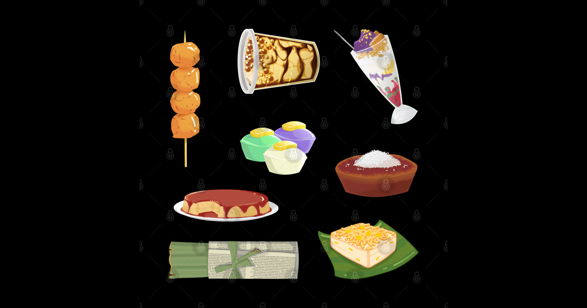 Pinoy Favorites Sticker Pack 1 - Pinoy - Sticker | TeePublic