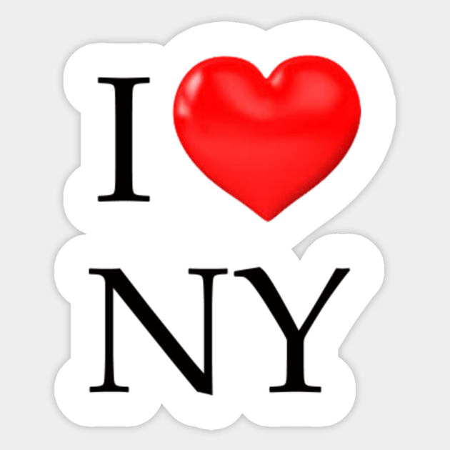 i love new york - New York City - Sticker | TeePublic