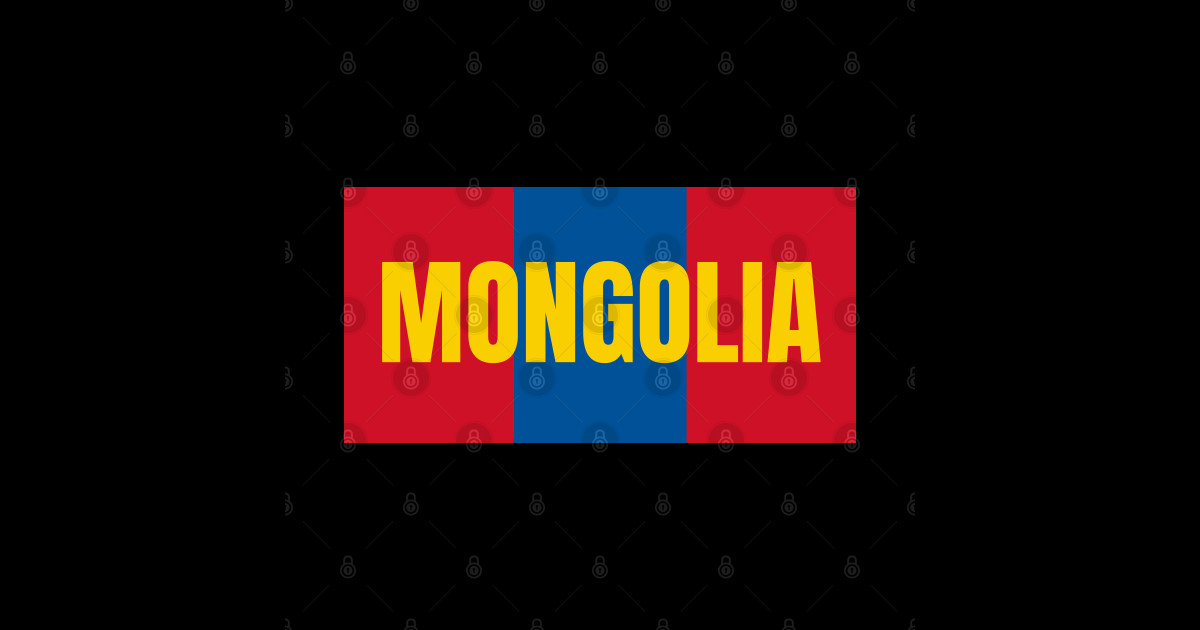 Mongolia Flag Colors - Mongolia - Posters and Art Prints | TeePublic