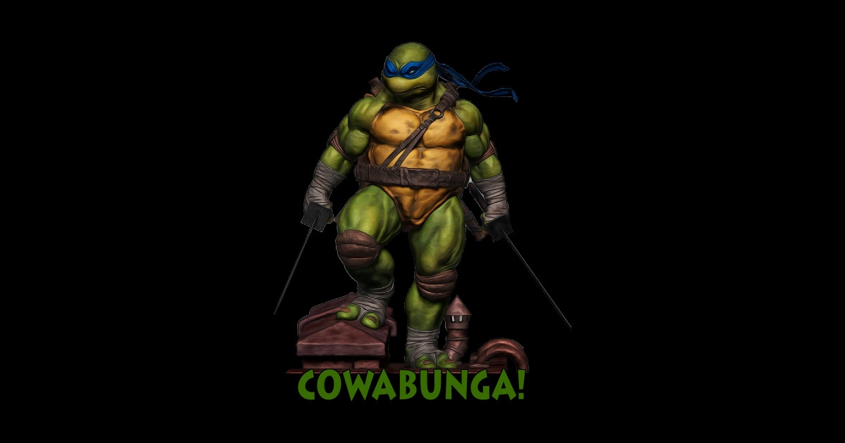 cowabunga - Cowabunga - Sticker | TeePublic