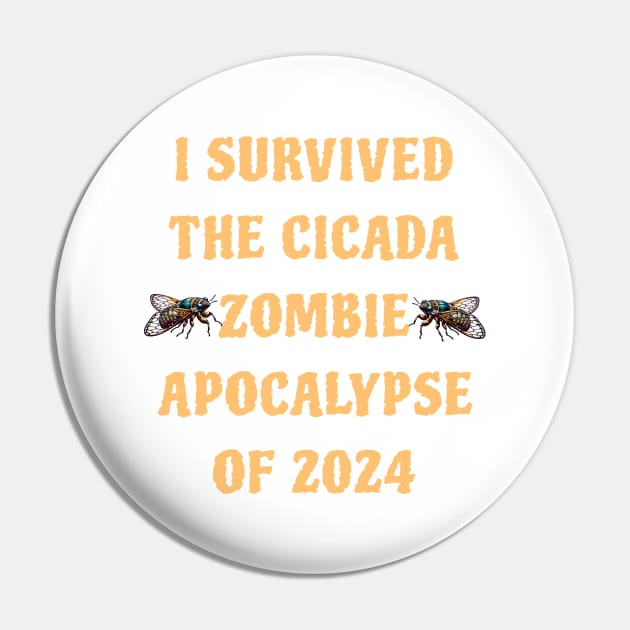 I survived the cicada zombie attack of 2024! - Zombie Cicada - Pin ...