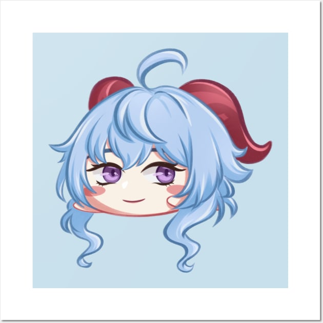 chibi ganyu genshin fanart - Genshin Impact - Posters and Art Prints ...