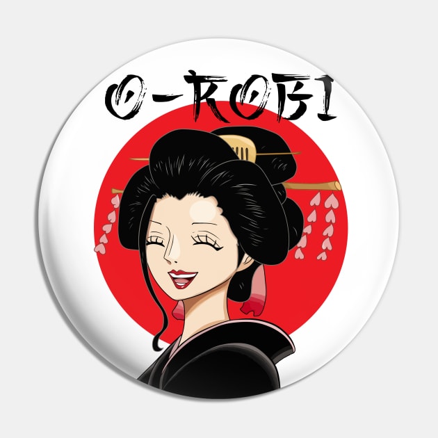 O-robi Nico Robin One Piece - Nico Robin - Pin | TeePublic