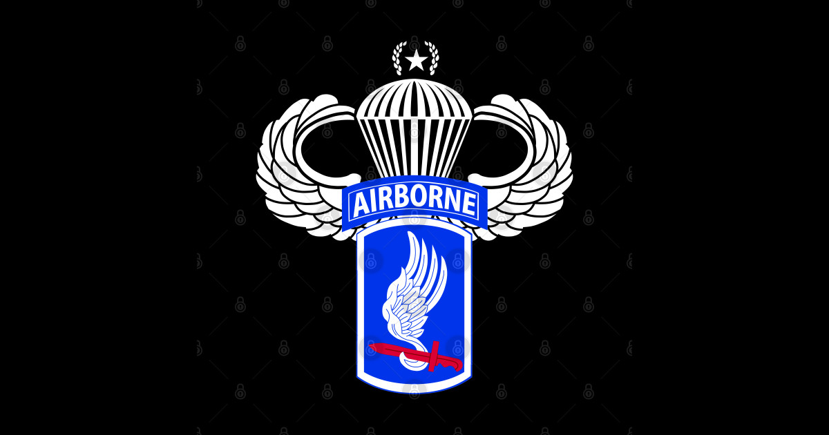 173rd Airborne Patch with Jump Wings - 173rd Airborne - Sticker | TeePublic