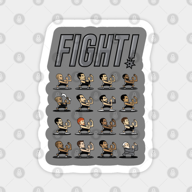 FIGHT! - Manu Ginobili - Sticker | TeePublic