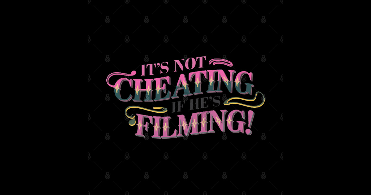 It's not Cheating If He's Filming! - Swingers - Sticker | TeePublic