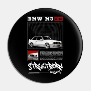 Bmw M3 E30 Classic Car Pins and Buttons for Sale | TeePublic