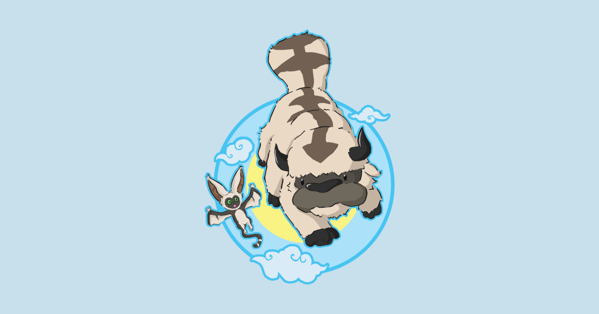 Appa and Momo Avatar the Last Airbender - Appa And Momo - T-Shirt ...