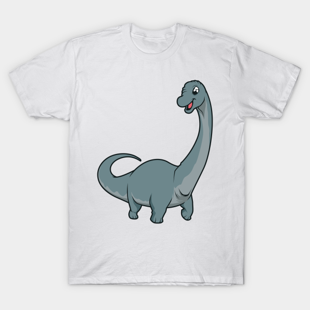 Kawaii Brachiosaurus - Kawaii Brachiosaurus - T-Shirt | TeePublic