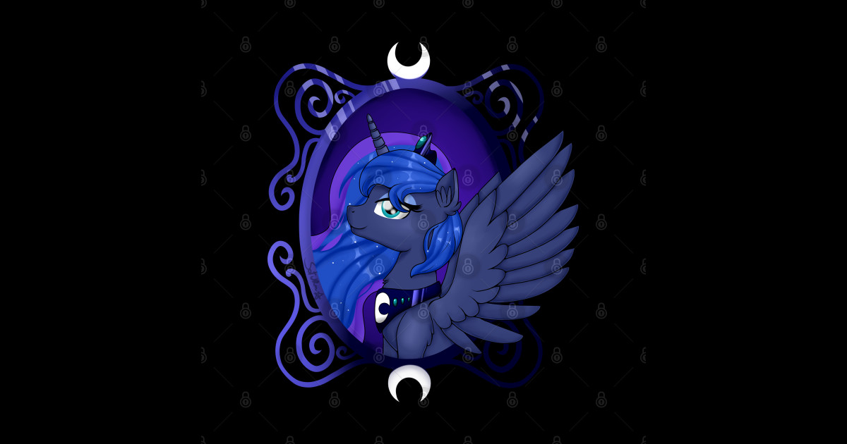 Luna portrait - Princess Luna - Sticker | TeePublic