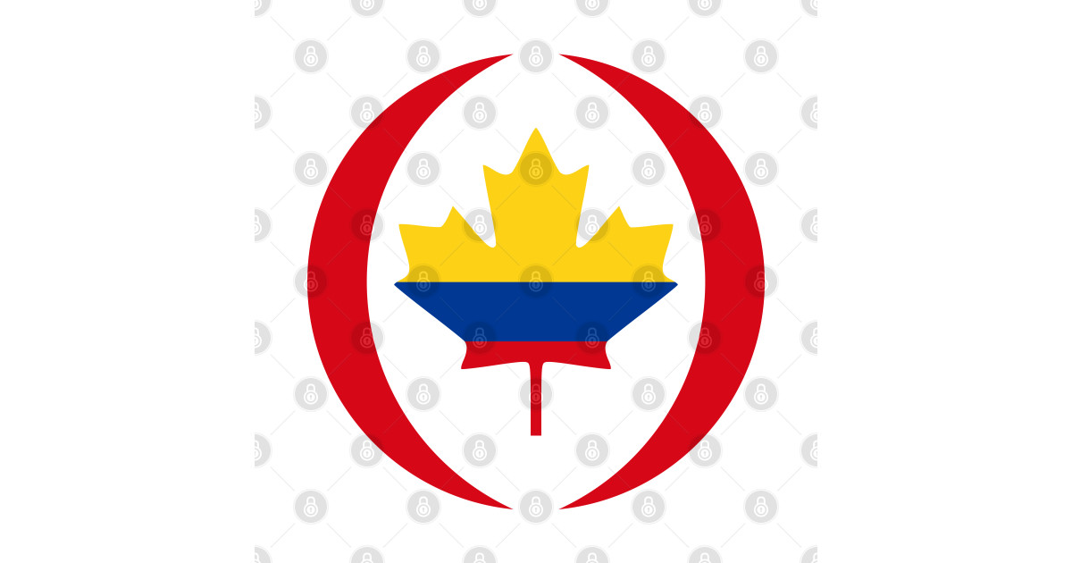Colombian Canadian Multinational Patriot Flag Series - Colombian ...