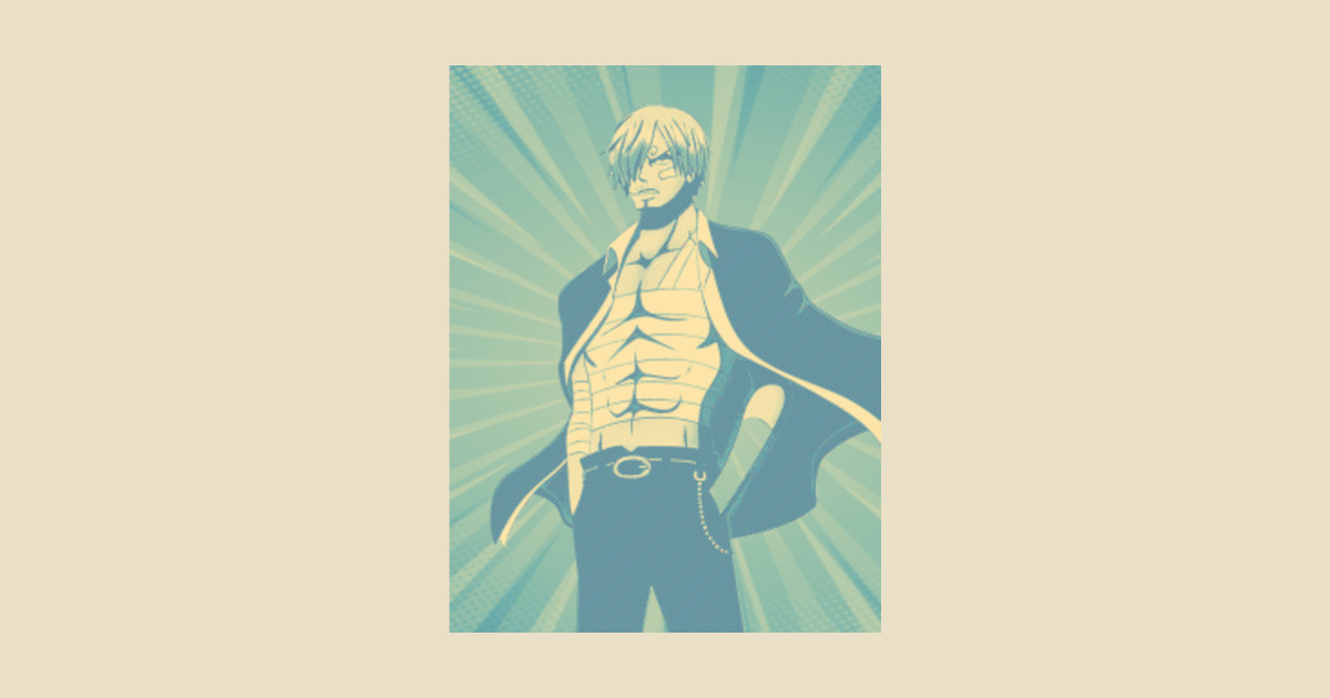 sanji - One Piece - T-Shirt | TeePublic