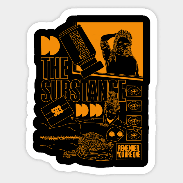 "The Substance" Poster - The Substance - Sticker | TeePublic