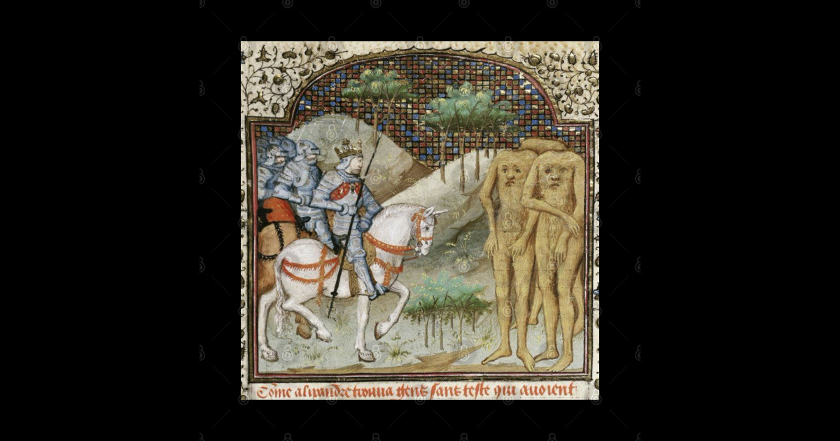 A grotesque scene from a medieval chronicle - Medieval Illuminated ...