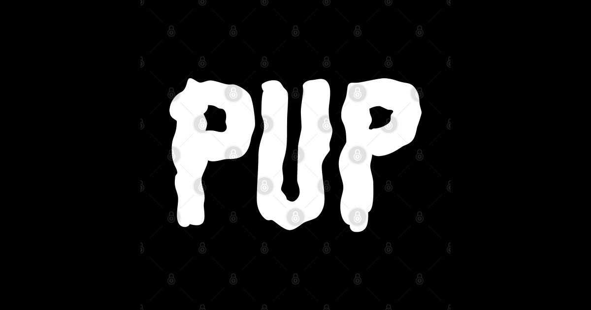 Pup Band Logo - Pup - Sticker | TeePublic