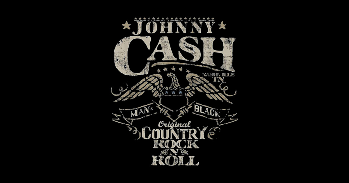 johnny CASH - Johnny Cash - Sticker | TeePublic