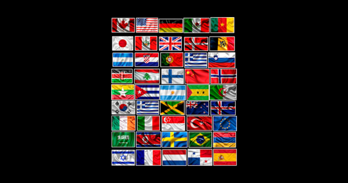 Beautiful Flags of the World - Beautiful Flags Of The World - Posters ...