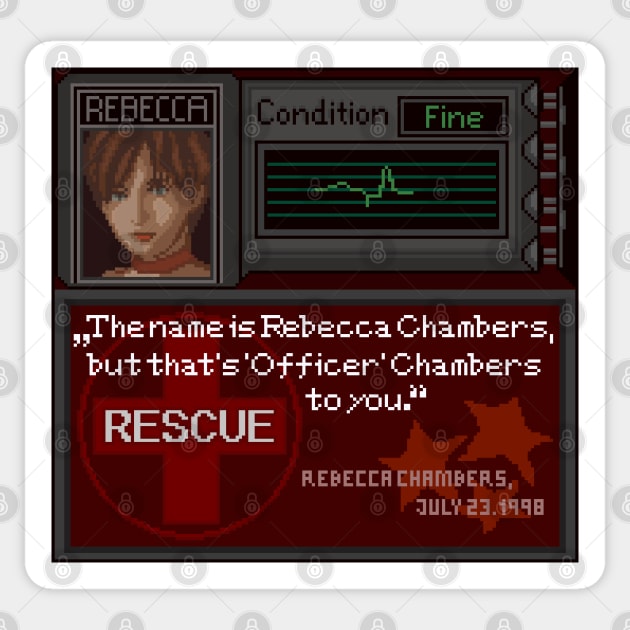 Resident Evil Pixel Art - Resident Evil - Sticker | TeePublic