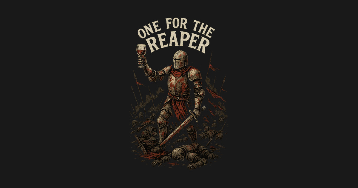 One For The Reaper - Knight - T-Shirt | TeePublic