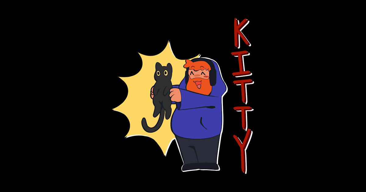 Caseoh Kitty - Caseoh - Sticker | TeePublic