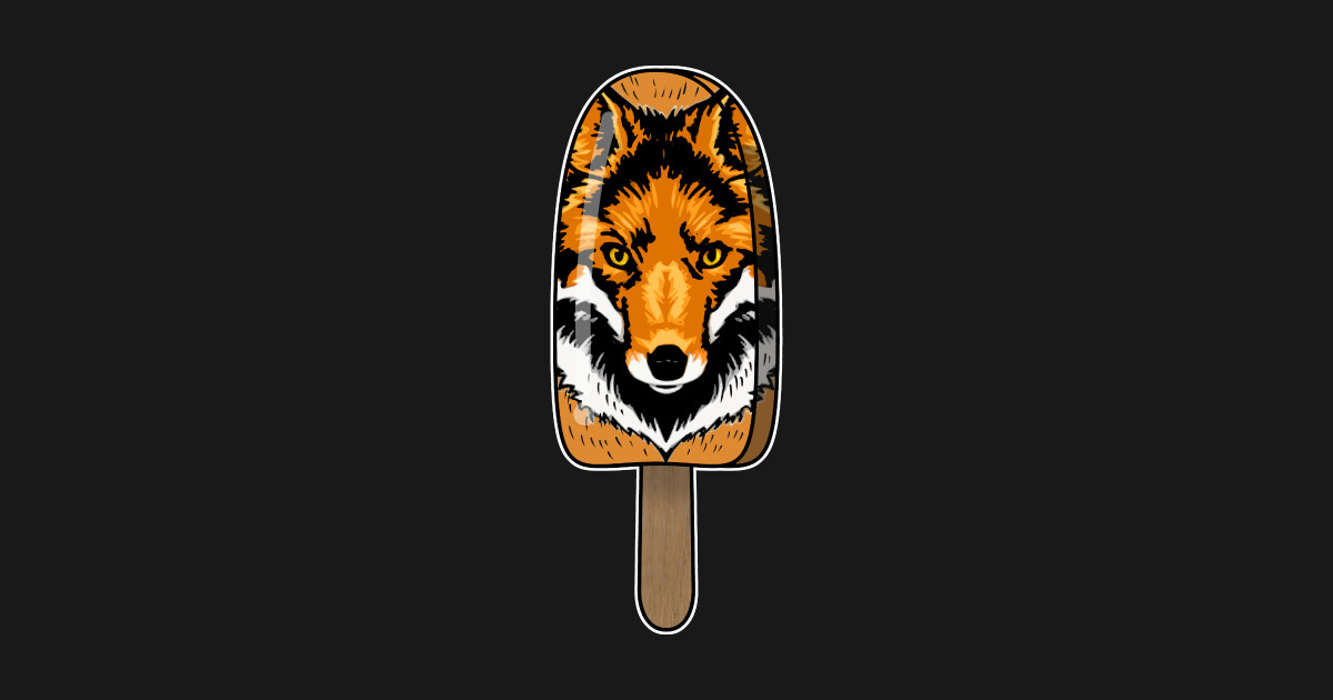 Animal Popsicle Fox Ice Cream Summer Gift - Fox - T-Shirt | TeePublic