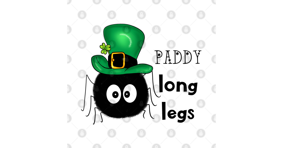 Paddy Long Legs - St Patricks Day - T-Shirt | TeePublic