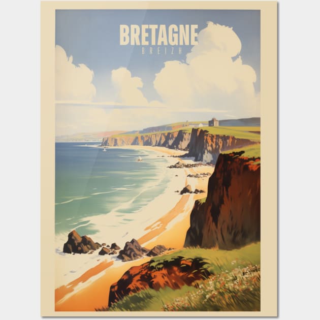 Bretagne - Affiche Vintage - Breton - Bzh - Breizh - Bretagne - Posters ...