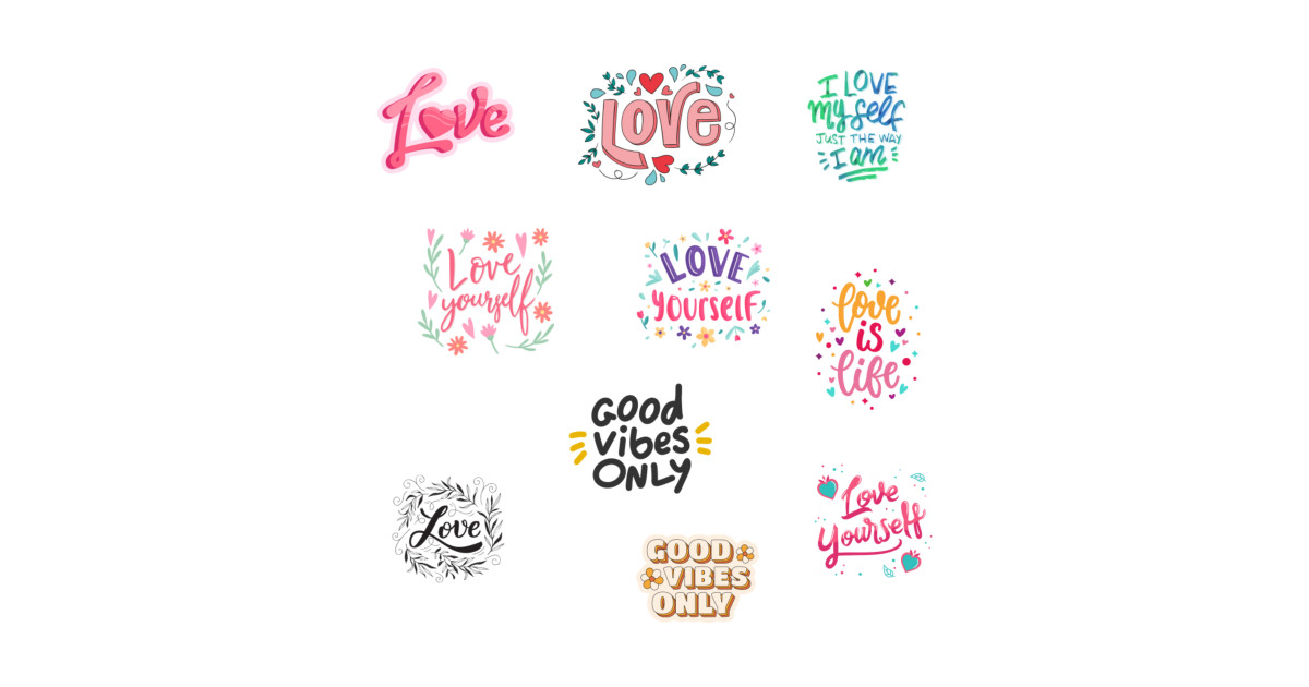 Self-love quotes self-love planner stickers Self-love and mental health ...