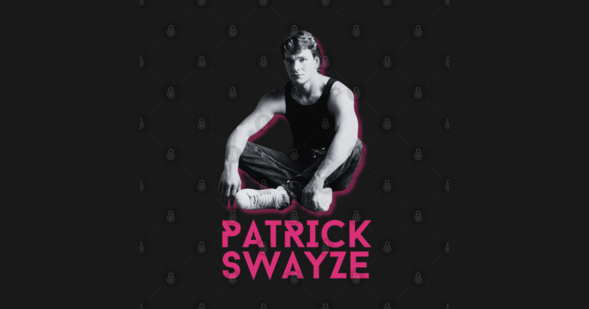 Patrick swayze\\\original retro fan art - Patrick Swayze - T-Shirt ...