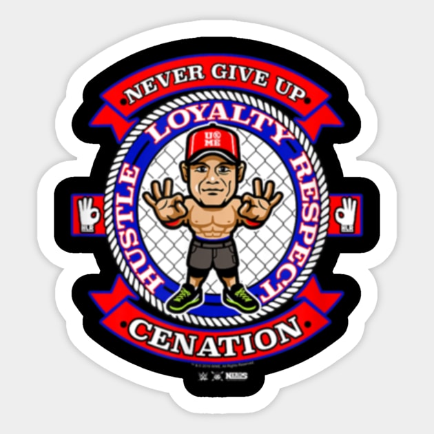John Cena Nerds Cenation - John Cena - Sticker | TeePublic