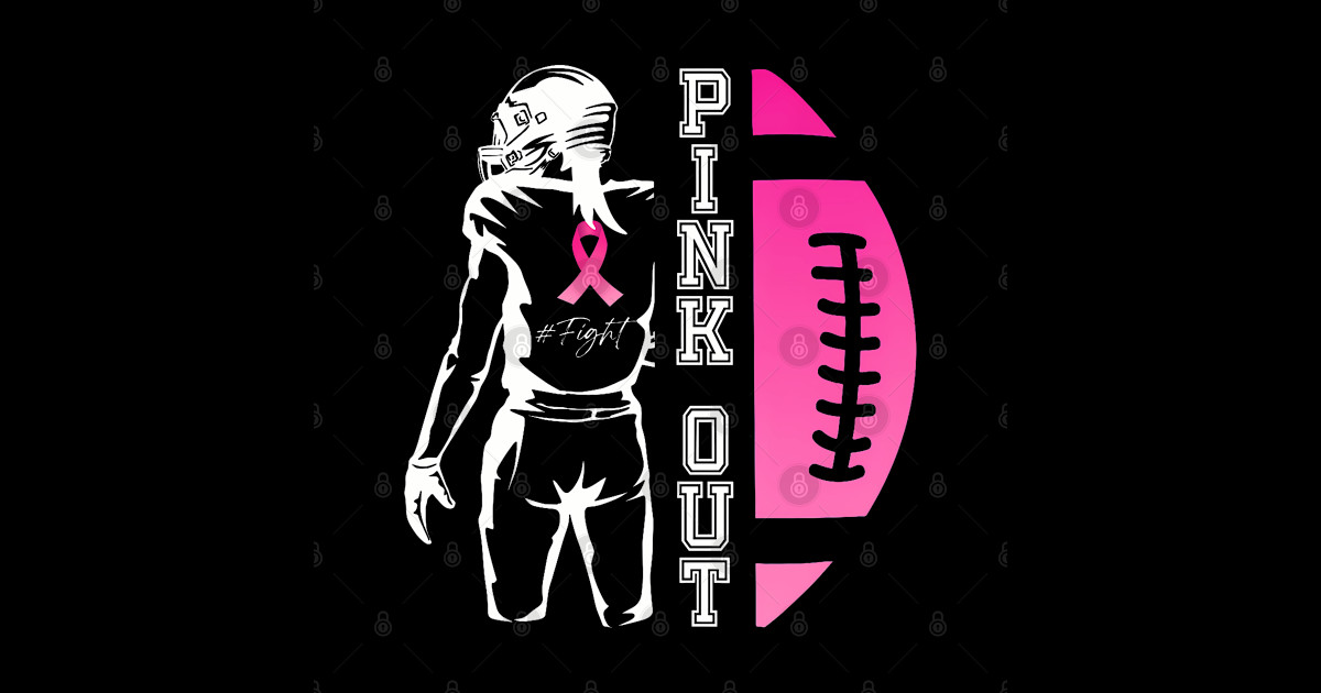 Football Pink Out Breast Cancer Awareness Game Day - Breast Cancer ...