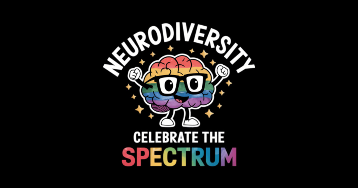 Neurodiversity Brain Autism Awareness ASD ADHD Men Women Kid ...