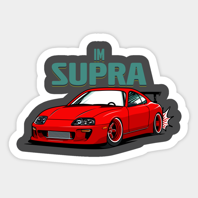 Supra JDM Cars - Supra Mk4 - Sticker | TeePublic