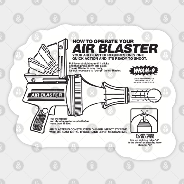 Air Blaster - Light - Air Blaster - Sticker | TeePublic