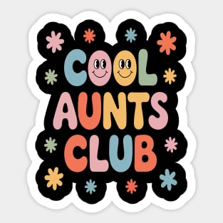 Cool Aunts Club Seventies Aesthetic Stickers for Sale | TeePublic