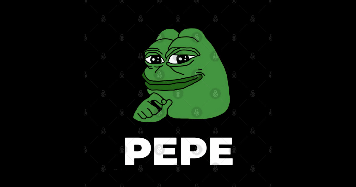PEPE CRYPTO - Pepe Crypto Art - Sticker | TeePublic