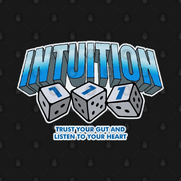 Angel Numbers 111 Intuition word lettering art - Lettering Quote - T ...