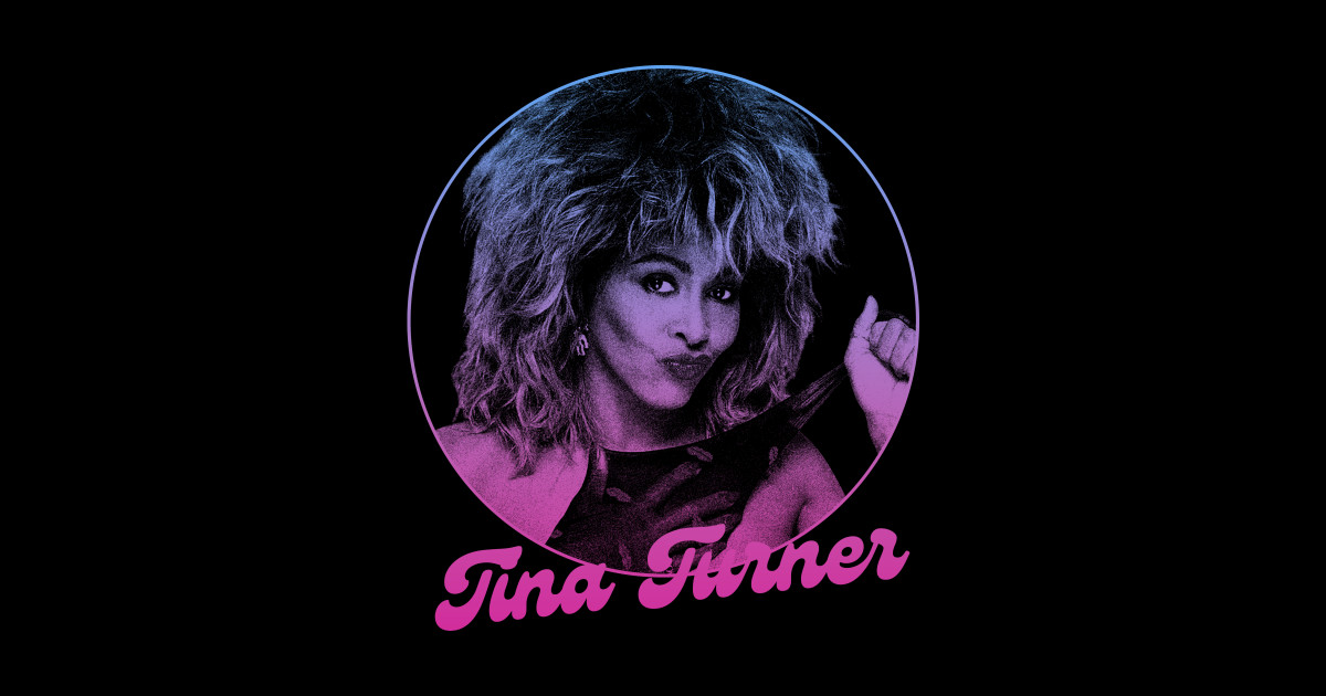 Tina Turner // Retro Fan Art Design - Tina Turner - Sticker | TeePublic