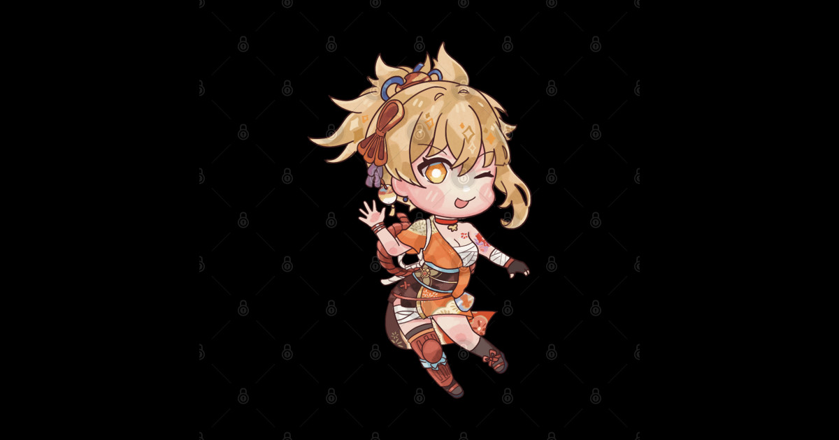 genshin impact yoimiya - Genshin Impact - Sticker | TeePublic