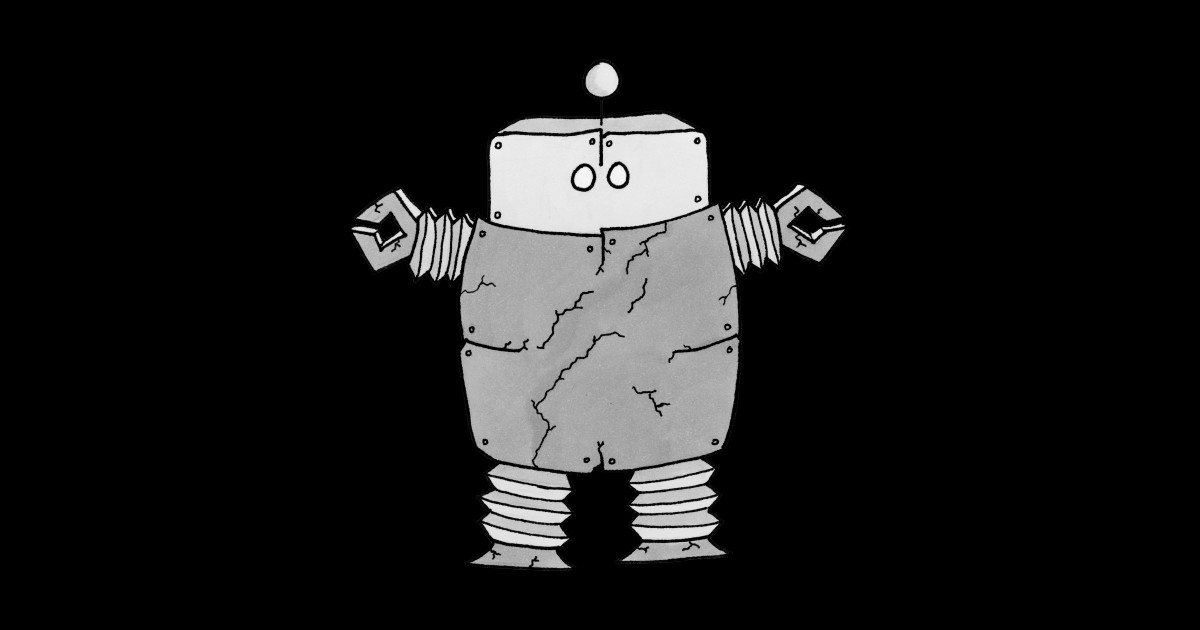Cracked Robot - Cracked Robot - Sticker | TeePublic