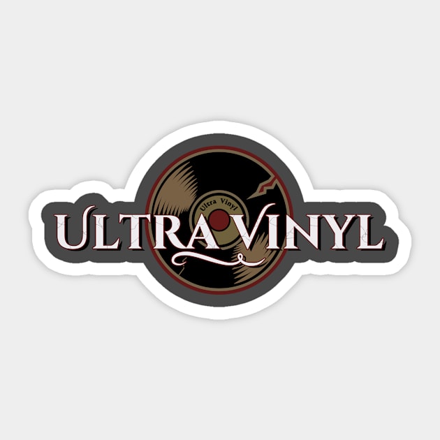 Ultra Vinyl Band - Band Merch - Sticker | TeePublic