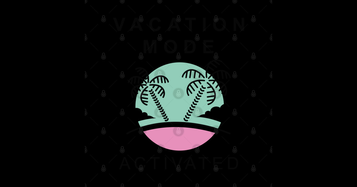 Vacation Mode Activated - Vacation Mode Activated - Sticker | TeePublic