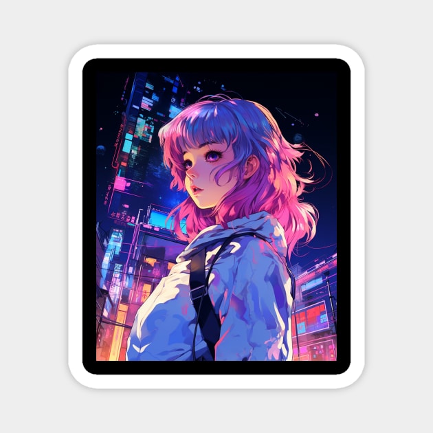 Japanese Vaporwave Sad Anime Girl Game Over Indie Aesthetic - Anime ...