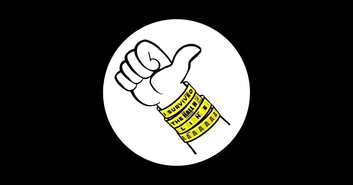 I Survived the Hall H Line - Hitchhiker Light - Comiccon - Sticker ...